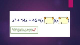Let’s practice factoring! | PPTX