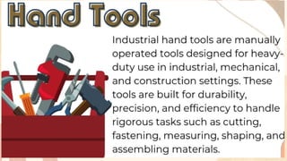 Different classification of hand tools in TLE 7 | PDF