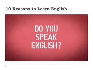 Let's speak english | PPTX