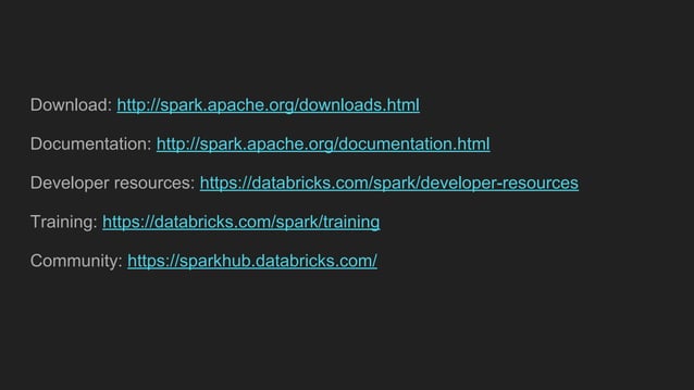 Let's start with Spark | PDF