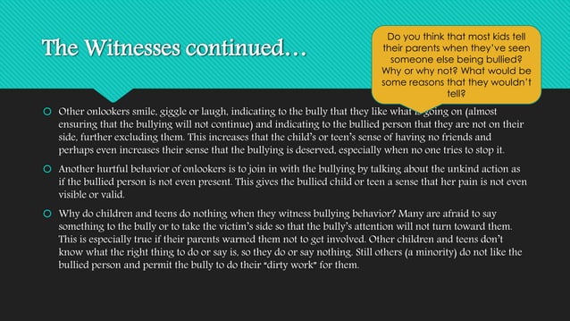 Lets talk about bullying | PPTX | Crime & Harmful Acts to Individuals ...
