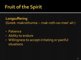 Fruit of the Spirit | PPTX