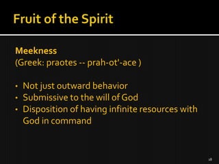 Fruit of the Spirit | PPTX