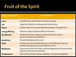 Fruit of the Spirit | PPTX