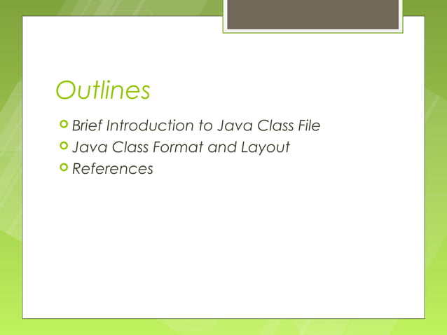 Let's talk about java class file | PPT