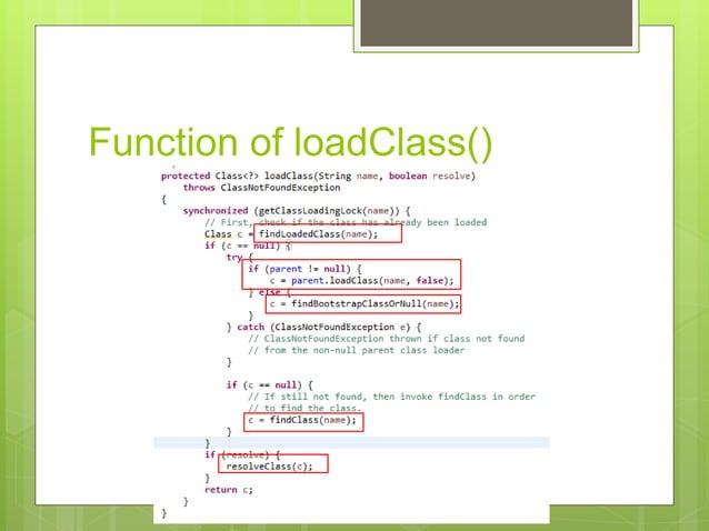 Lets Talk About Java Class Loader Pptx Programming Languages Computing