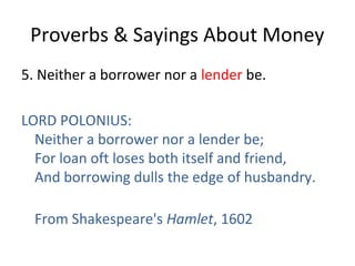 Let’s talk about money | PPT
