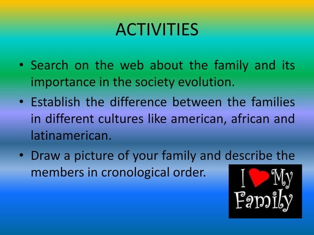 Let’s talk about my family | PPTX