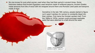 Lets talk about periods!!!! | PPTX