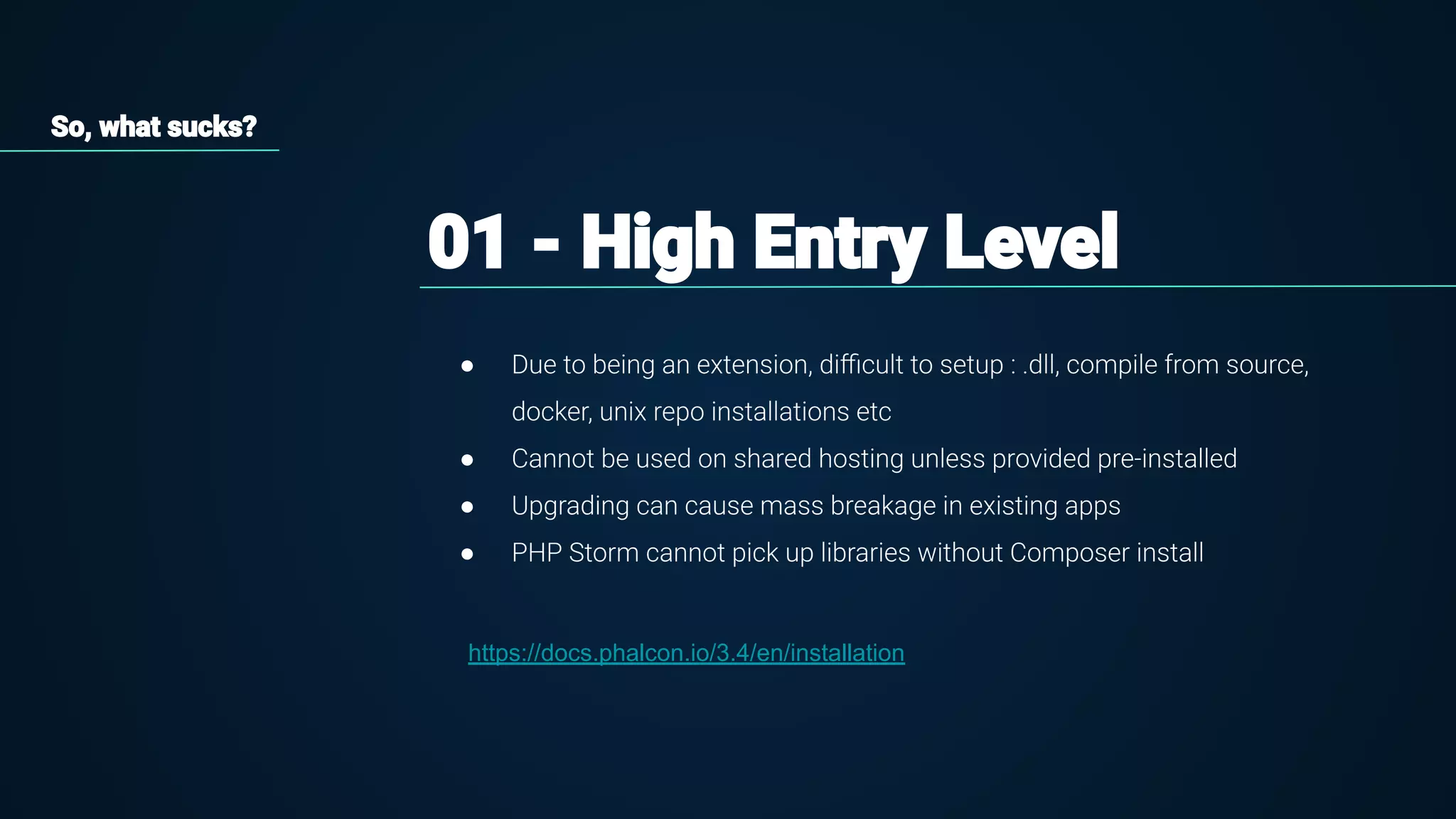Lets talk about phalcon php | PPT