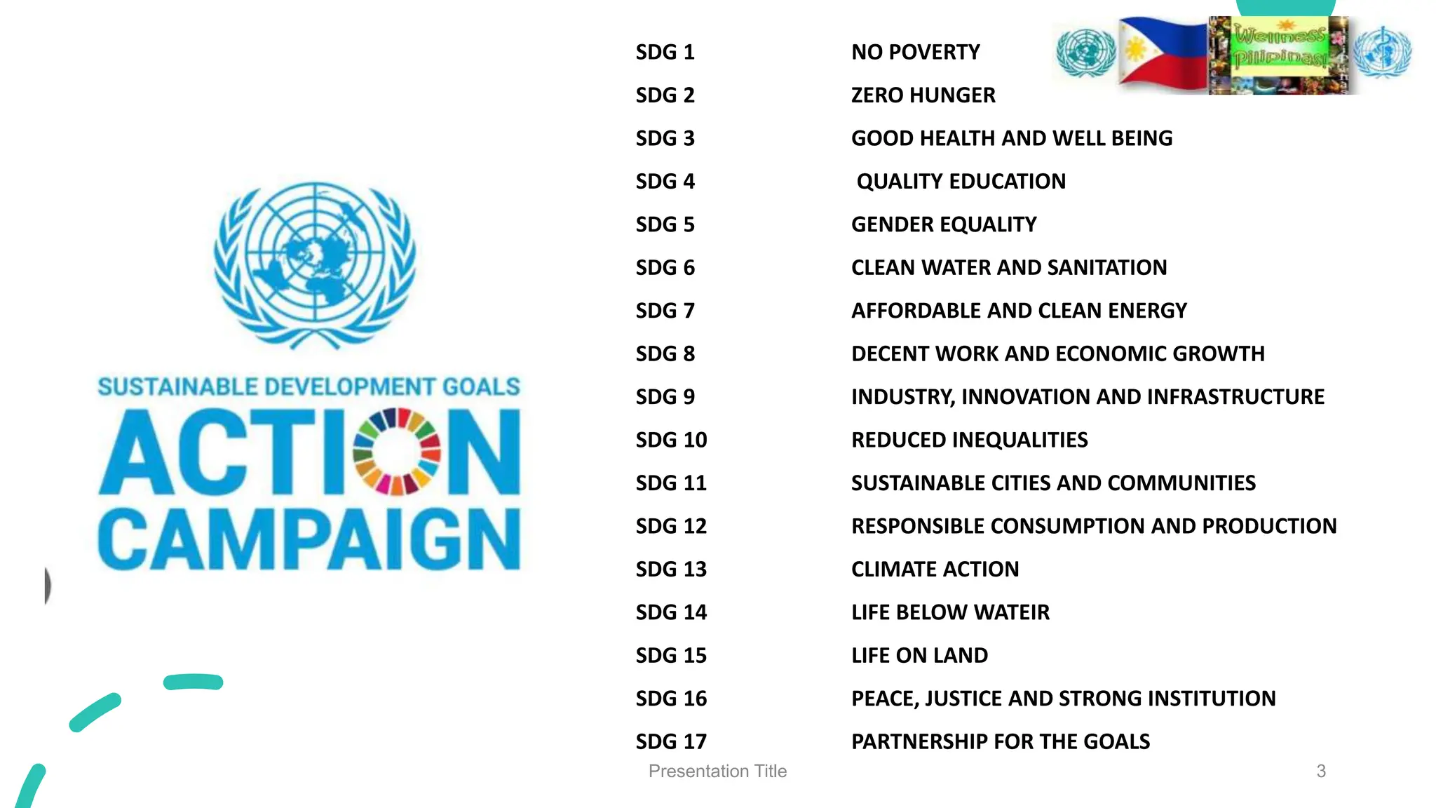 Let’s TALK SDG Actions! Workshops by AmbZara Jane Juan | PPT