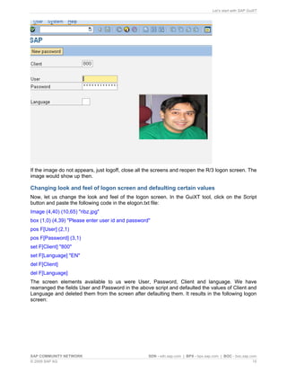 Let start with GUIXT | PDF | Operating Systems | Computer Software and Applications