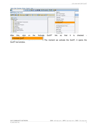 Let start with GUIXT | PDF