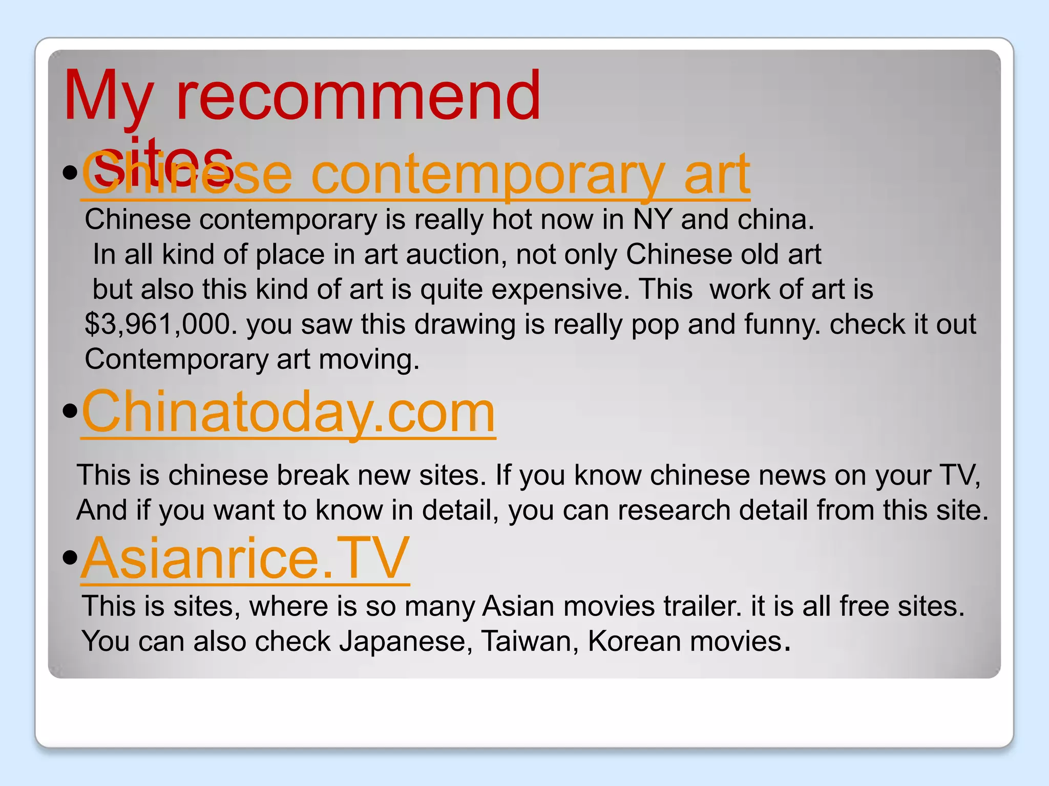 Let’s try, chinese! final exam presentation by Kayo Ogawa | PPT