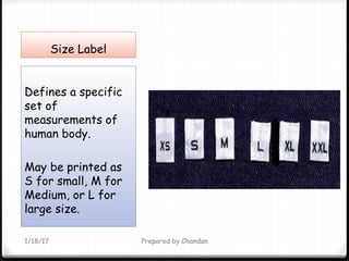 Lets understand about different labels use in garment or textile ...