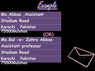 Letter format | PPTX