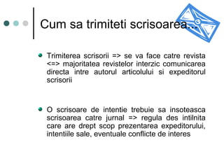 Cum sa scriem o scrisoare catre editor | PPT