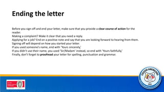 Letter | PPT