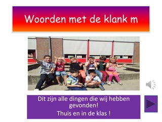 Letter m voorstelling | PPSX
