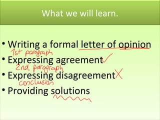 Letter of opinion | PPT