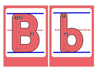 Letter-Bb-flashcardsfor kindergarten learners | PDF