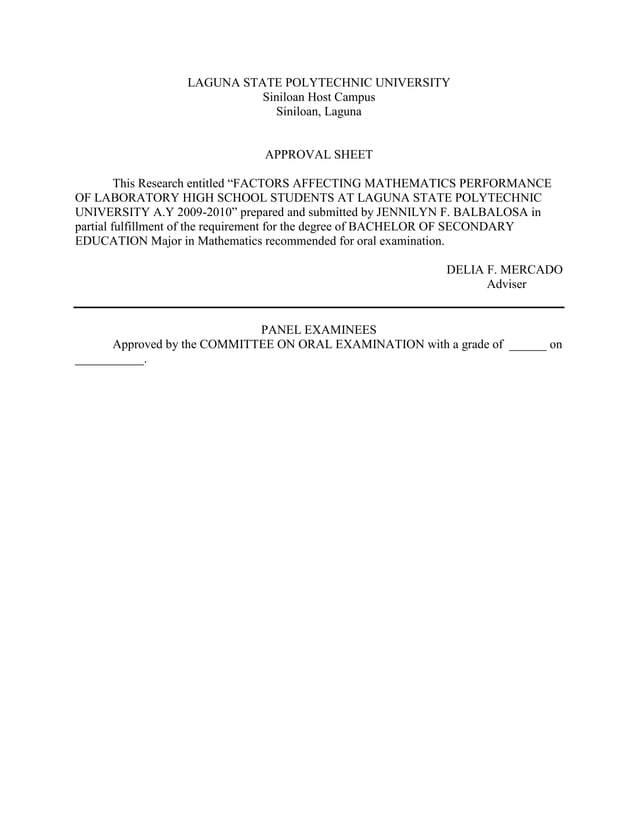 Letter jen | DOCX | Educational Assessment | Education