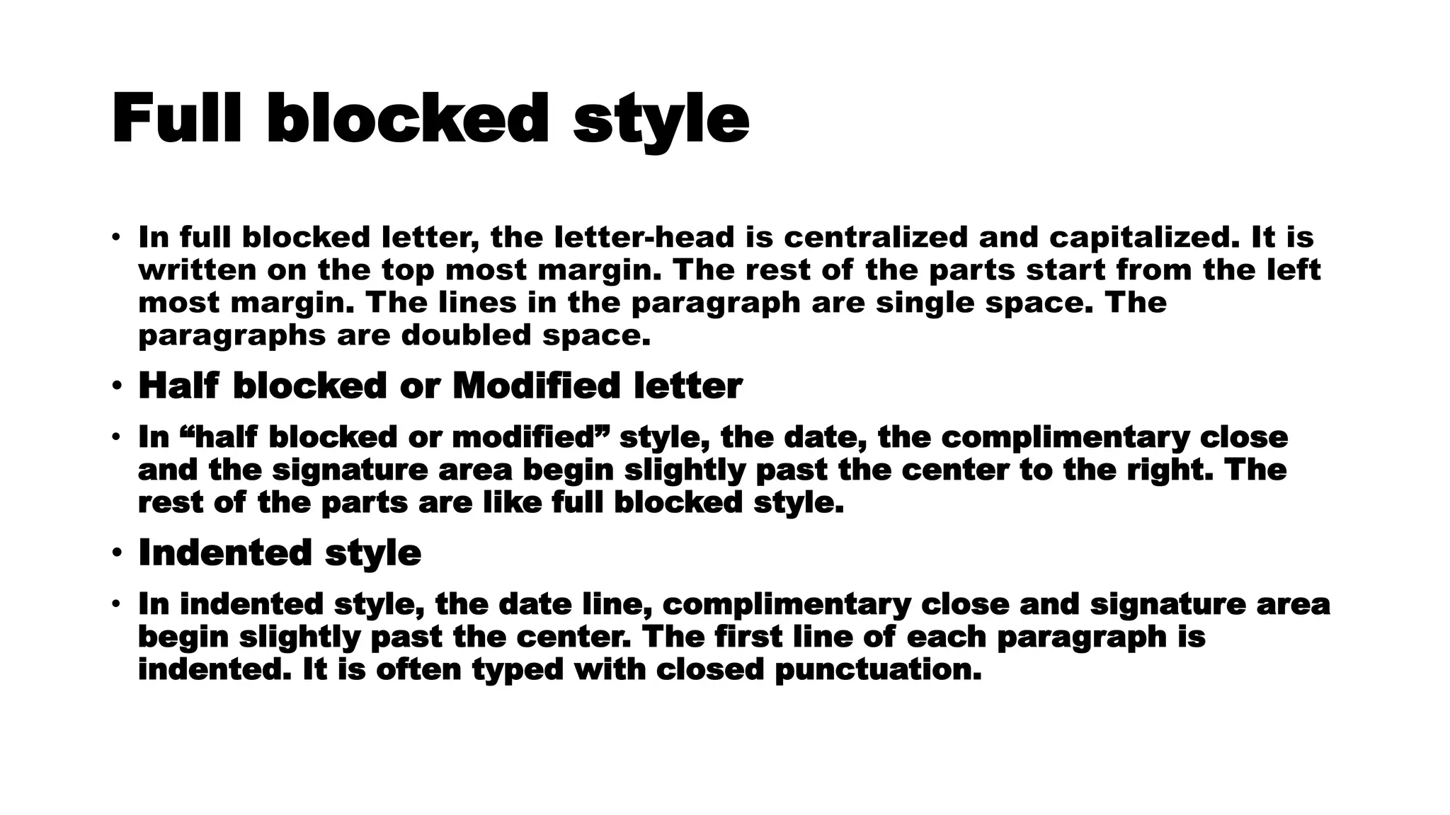 Letter - writing ( structure and type ) | PPTX