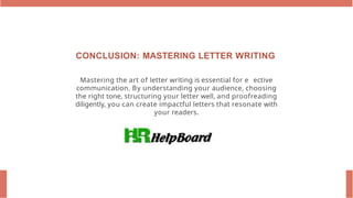 letter-writing-tips , Letter writing format | PPTX