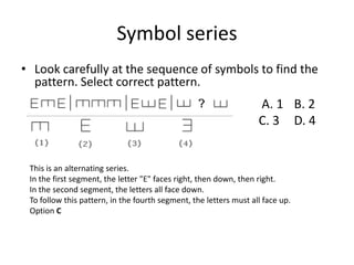 Letter and symbol series | PPTX