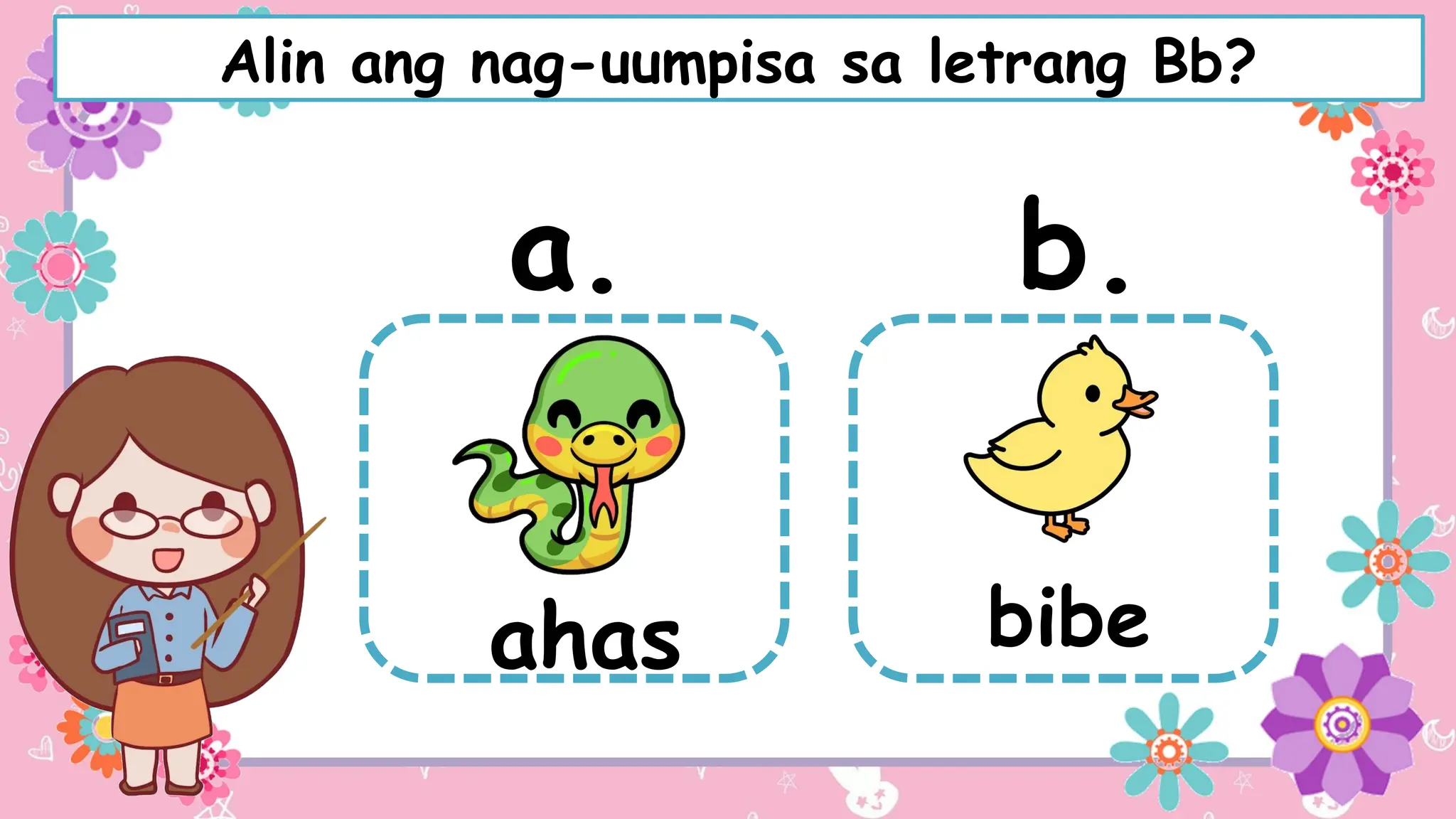 Letter Bb, word start with letter B with pictures.pptx