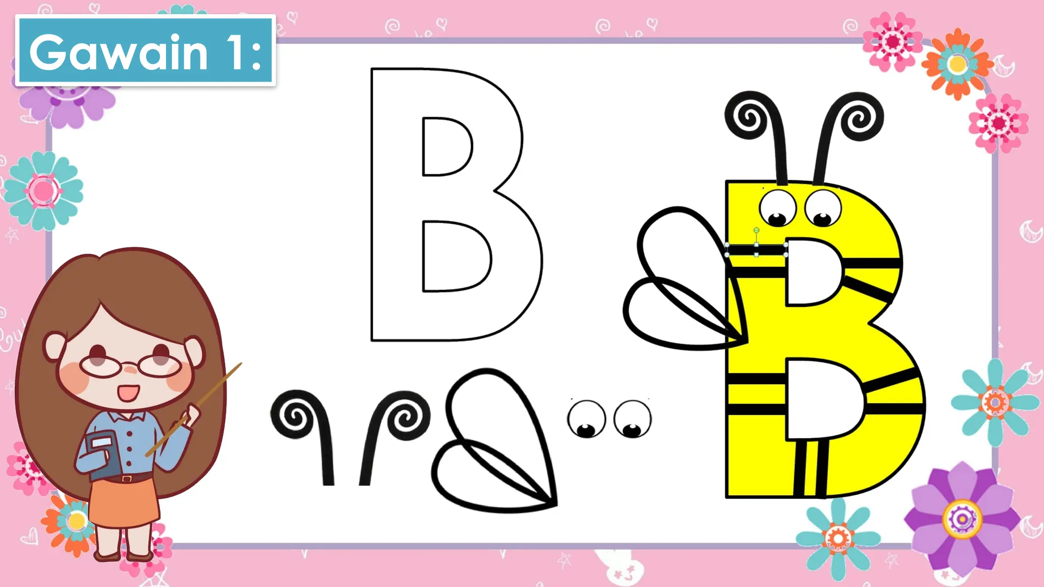 Letter Bb, word start with letter B with pictures.pptx