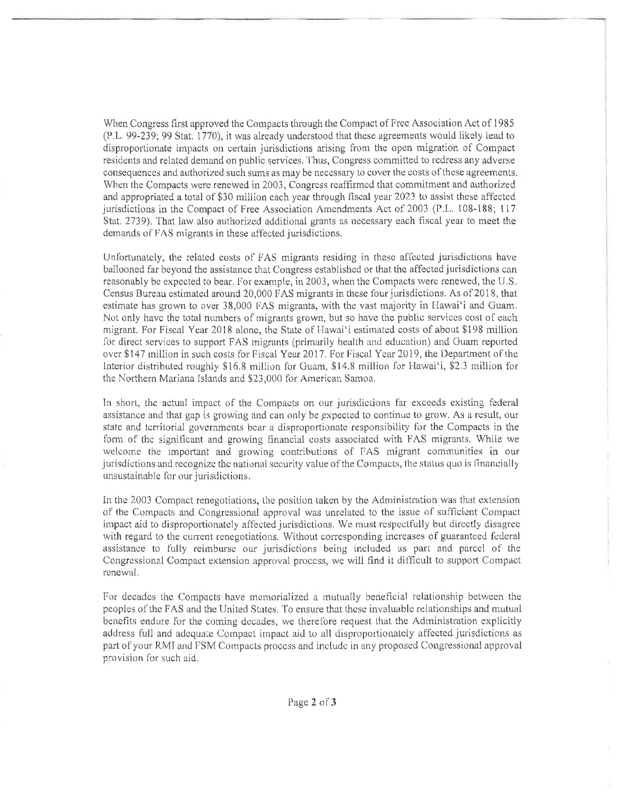 Case COFA Letter | PDF