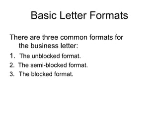 Letter drafting ppt 15 feb | PPT