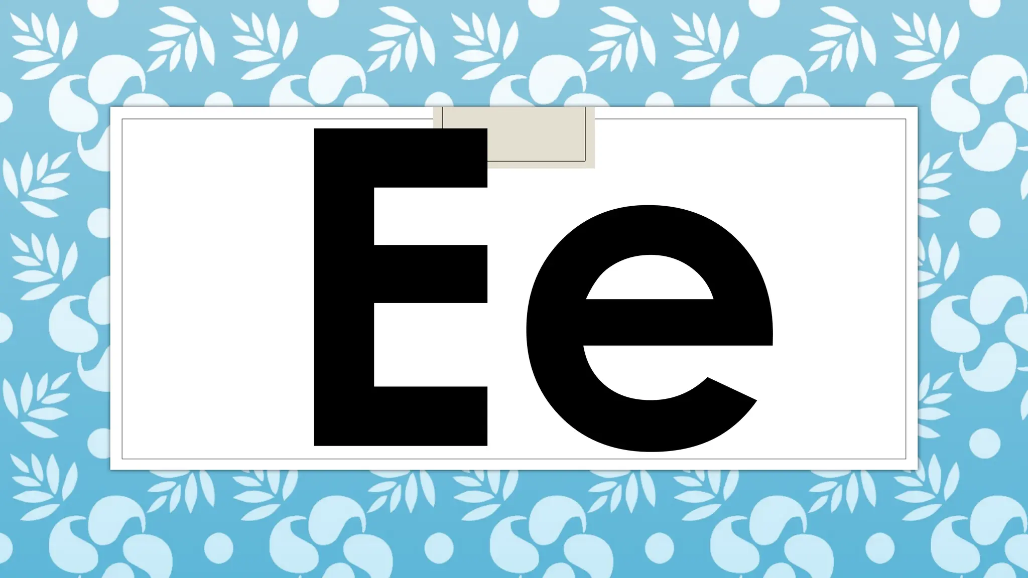 Lesson : Pictures that begin with Letter Ee | PPTX