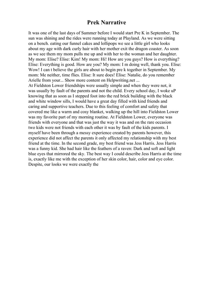 Letter Essay Examples | PDF