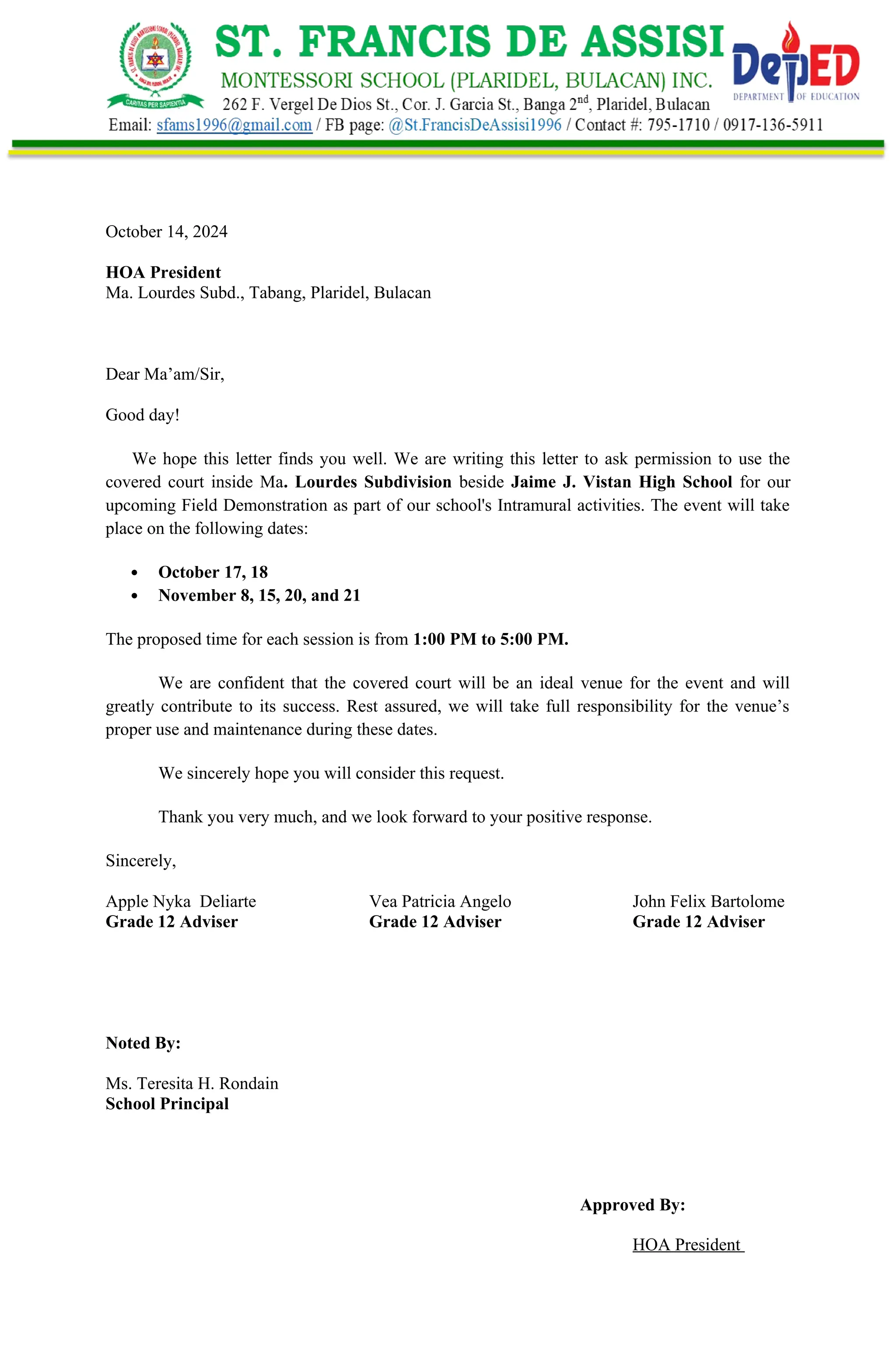 letter for court 2024 for intramural 2024 | DOCX