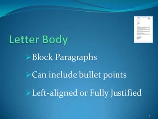 Letter format | PPT