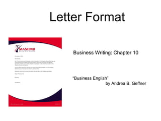 Letter format le | PPTX