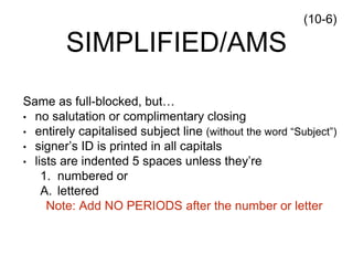 Letter format le | PPTX