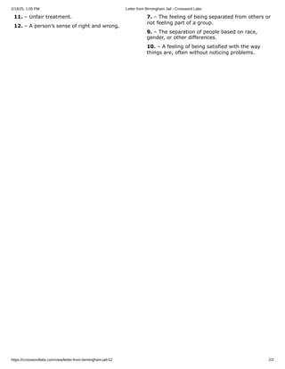 Letter from Birmingham Jail - Crossword Labs.pdf