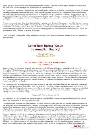 Letters from Burma Letter by Aung San Suu Kyi -SEEDS OF DEMOCRACY ...