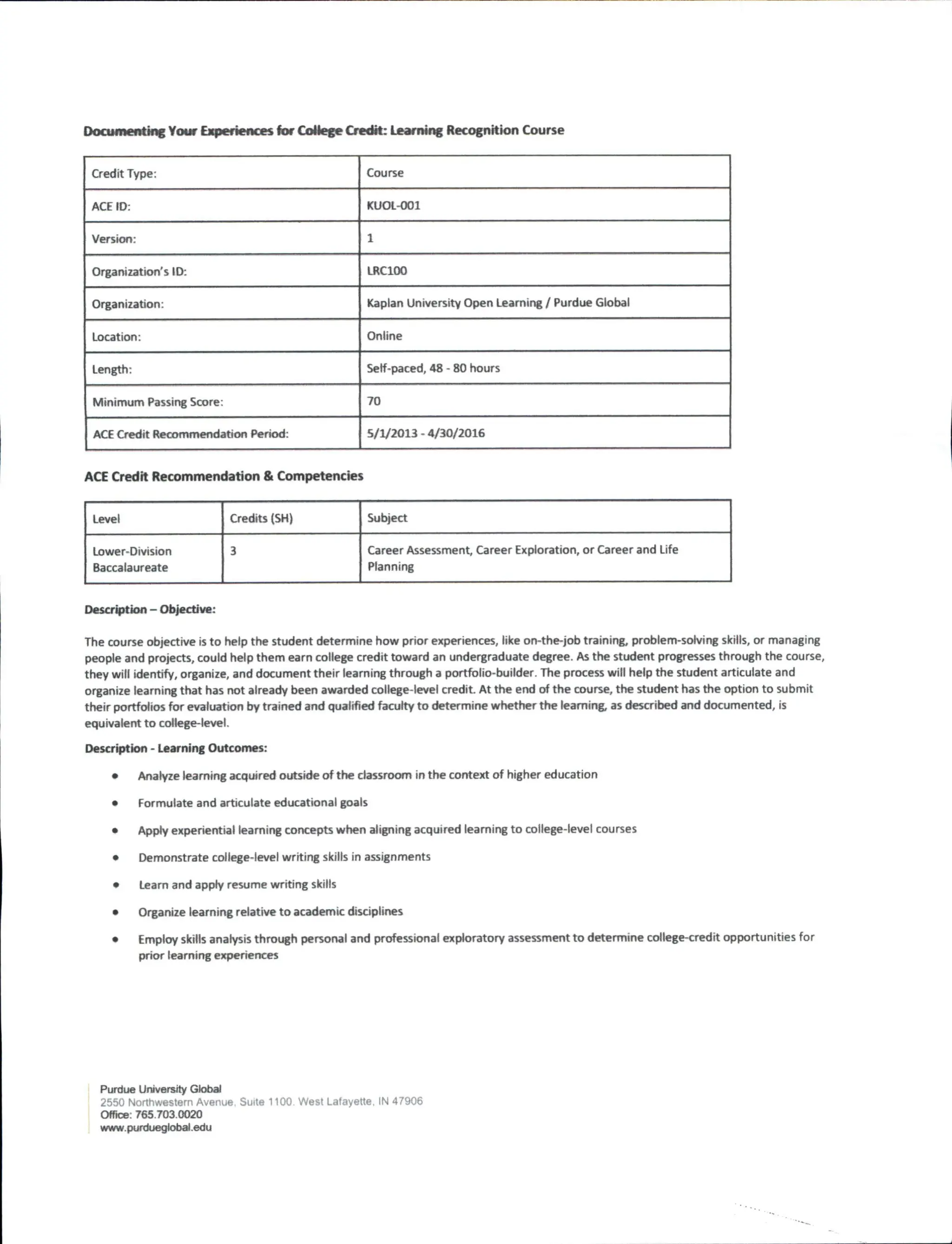 Letter from Purdue University Global for Deepak (Danny) Singh September 17, 2025 | PDF