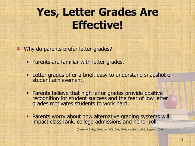 Do Letter Grades "Make the Grade"? | PPT