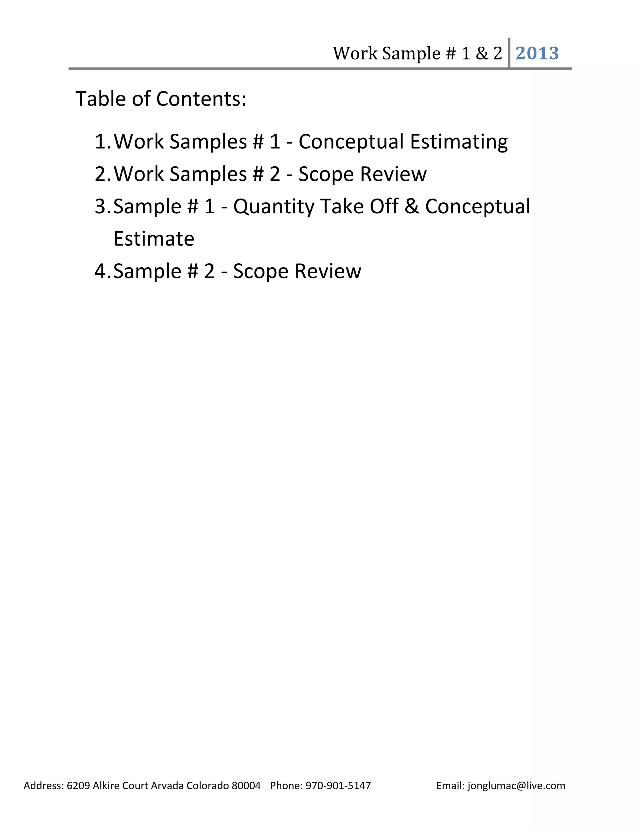 Work Sample | DOCX