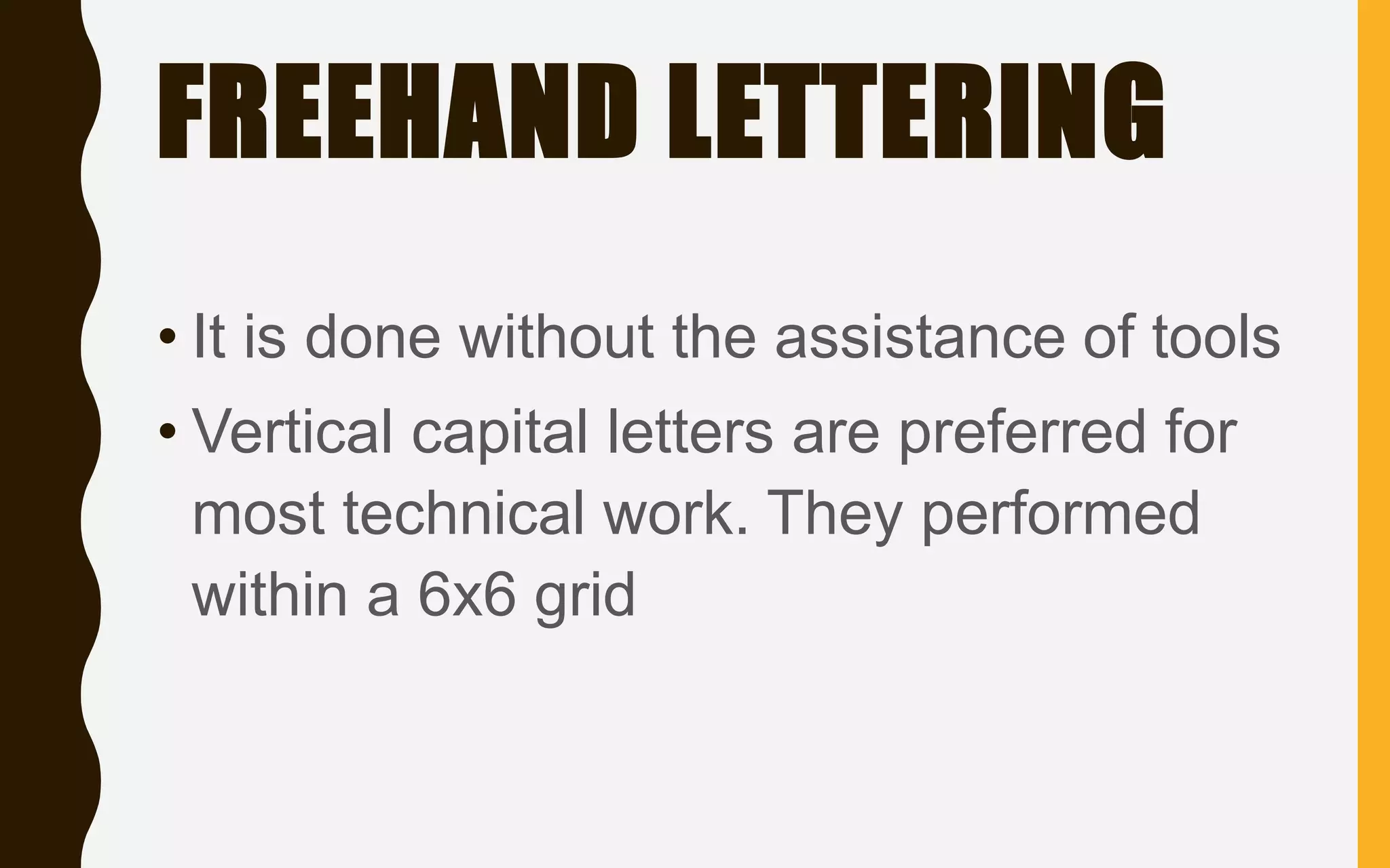 TLE 9 (Technical Drafting) - Lettering | PPTX