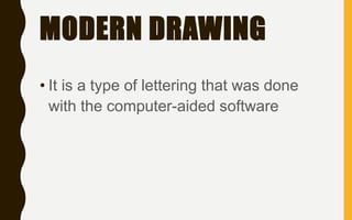 TLE 9 (Technical Drafting) - Lettering | PPTX