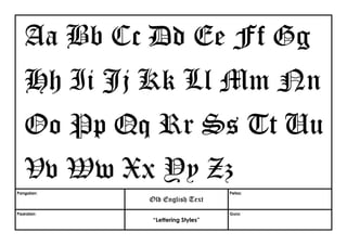 letteringworksheet_activityforstudentsss | PPT