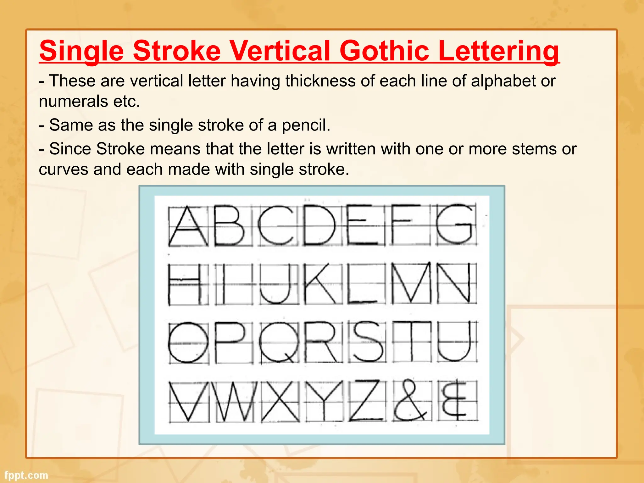 ENGINEERING DRAWING ( LESSON IN LETTERING) | PPTX
