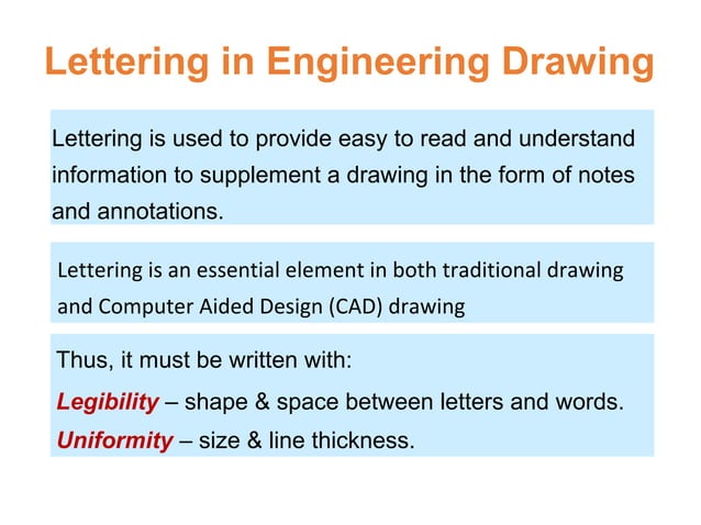 Lettering and lines presentation | PPT