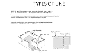 LETTERING AND TYPES OF LINE.pdf | Drawing and Sketching | Arts and Crafts